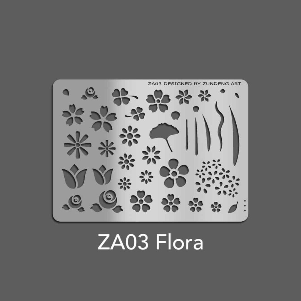 First Pastel Nagomi Art Stencil in Singapore | Zundeng Art